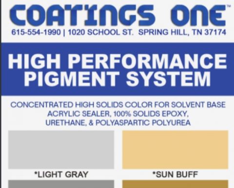 Color Chart | Resinous Flooring Supply