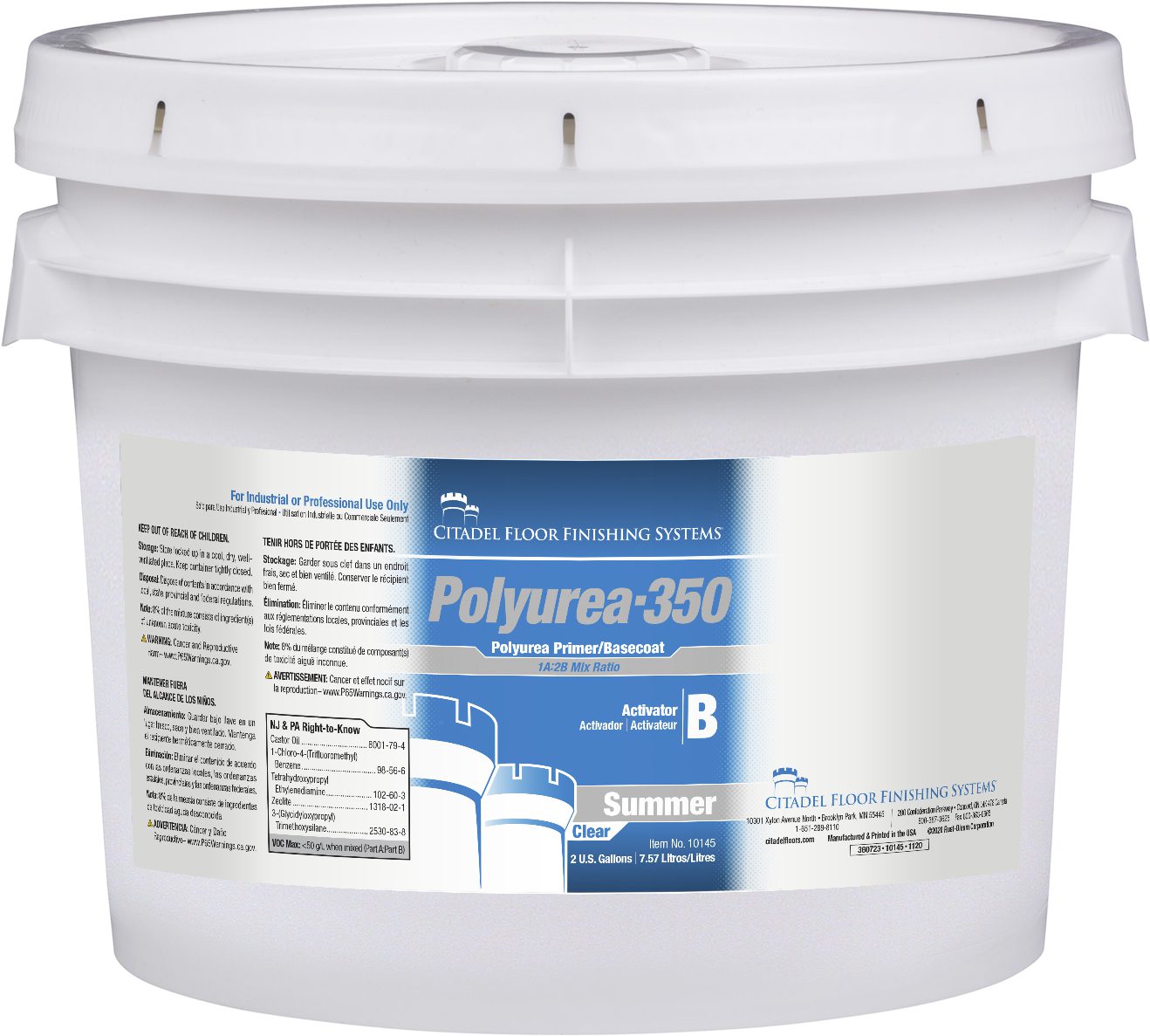 Citadel 350 Polyurea: 98% Solids Polyurea Floor Coating | RFS