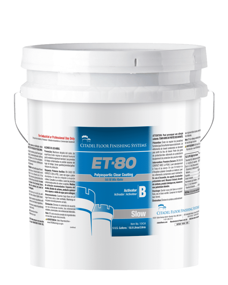 Citadel ET 80: Polyaspartic Aliphatic Polyurea Coating | RFS